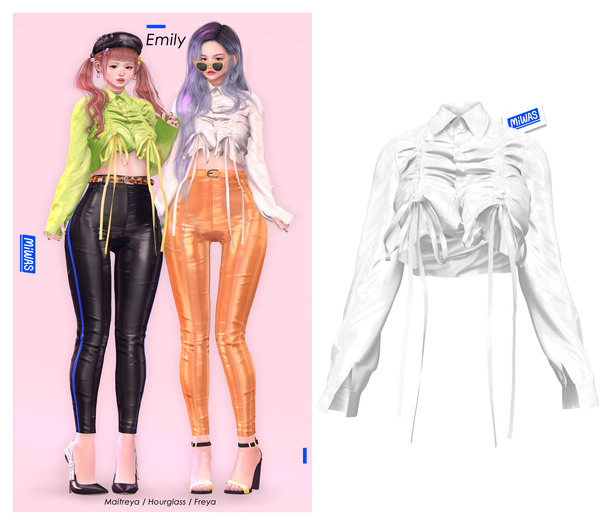 Second Life Marketplace - MIWAS / Emily Shirt #White