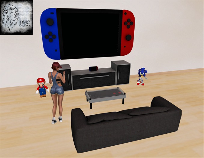 Second Life Marketplace - Set Game Console Forniture Full Perm Mesh