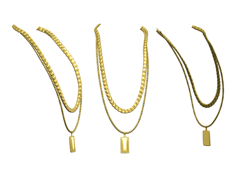 Second Life Marketplace - Full Perm Gold Chain Rap Necklace Signature ...