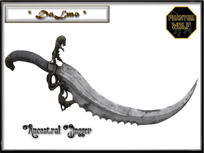 Second Life Marketplace - *Dalmo* Ancestral Dagger FULL (Empaque)