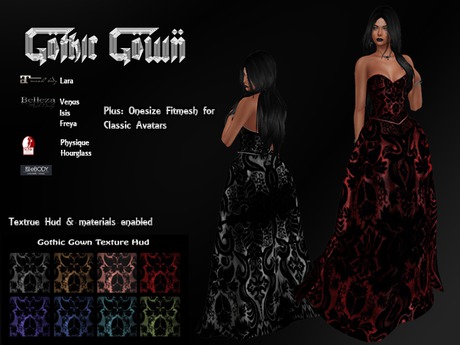 Second Life Marketplace - Gothic Gown