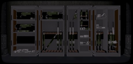 Second Life Marketplace - [GG] Weapon Rack Pack