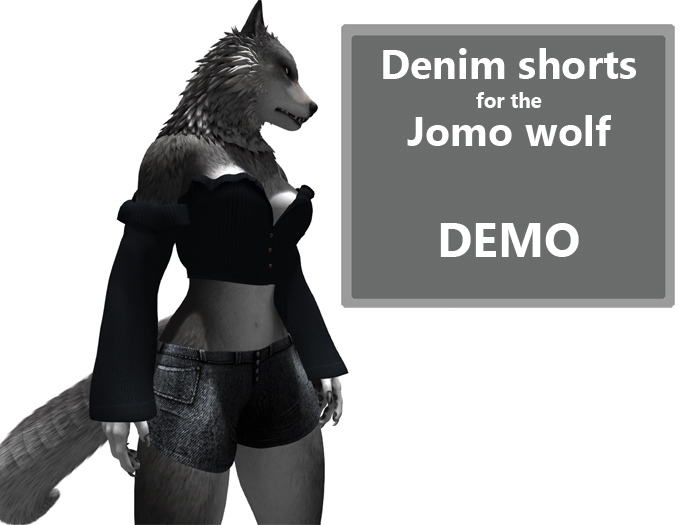 Second Life Marketplace - DEMO Shorts for the female Jomo wolf