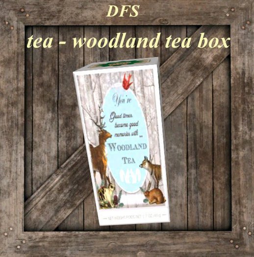 Second Life Marketplace - tea - woodland tea box DFS storage vendor ...