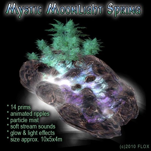 Second Life Marketplace - Mystic Moonlight Spring (instant garden!)