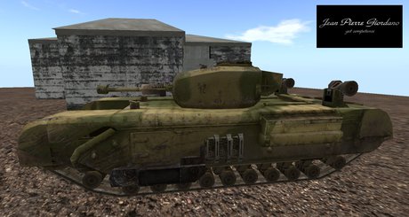 Second Life Marketplace - WW2 Allies Churchill Tank mesh