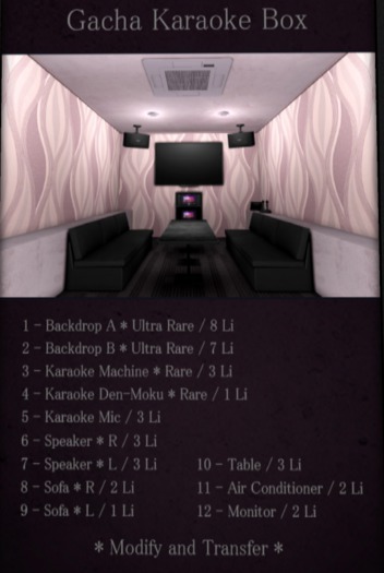 Second Life Marketplace - [ Lip Kiss ] Karaoke Table