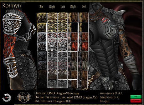 Second Life Marketplace - Bra/Arm/Gardbrace "Rormyn"