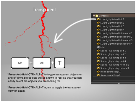 Second Life Marketplace - objective / i,Light (Lightning Bolt)_Animated ...