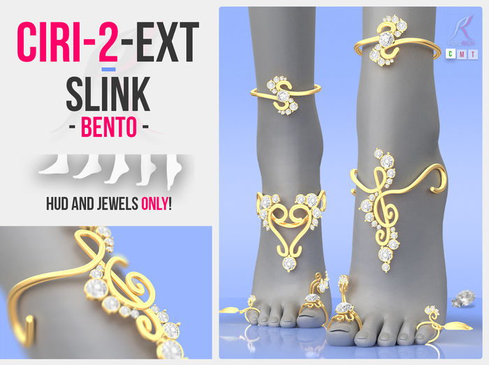 Second Life Marketplace - JEWEL . RING . FEET . FOOT . SLINK