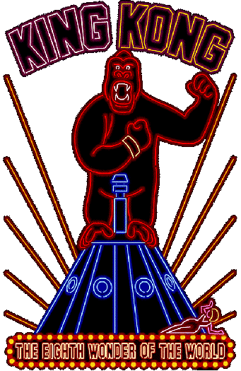 Second Life Marketplace - ON/OFF/Blinking/Anim Neon sign. King Kong ...