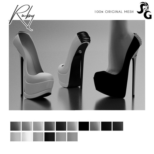 Second Life Marketplace - ::SG:: Ruby Shoe - DEMO - (Hud is only on purchased version)