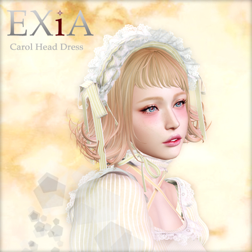 Second Life Marketplace - * EXiA * Carol Head Dress Yellow