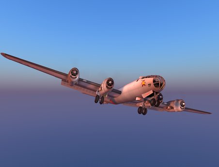 Second Life Marketplace - MILESTONES B29 SUPERFORTRESS BOCKS CAR WW2 BOMBER