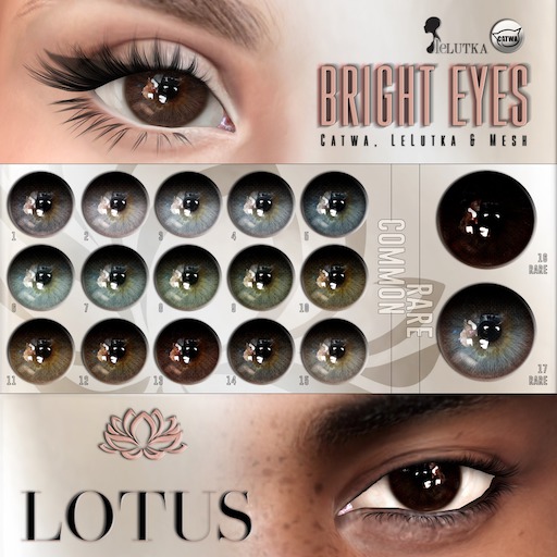 Second Life Marketplace - LOTUS. Bright Eyes 09 BOX