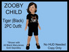 Second Life Marketplace - Steph-O-Bee's - Tiger (Black) Outfit (Zooby ...
