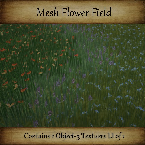 Second Life Marketplace - Full Perm Grass Bad Katz Flower Field