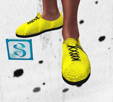 Second Life Marketplace - MERC - SHOES - CASUAL LACED - LEATHER YELLO ...