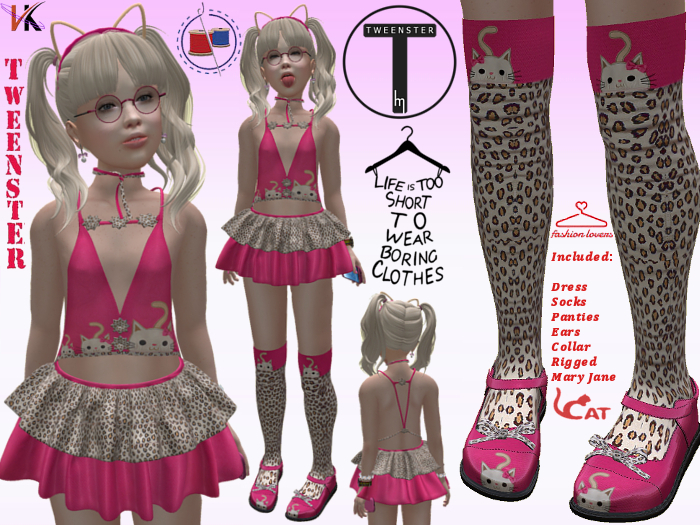 Second Life Marketplace - V&K Design Tweenster Jasmine complete cute ...