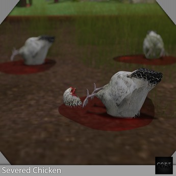 Second Life Marketplace - ::: Core ::: Severed Chicken Blood Puddle
