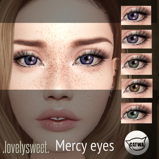 Second Life Marketplace - .lovelysweet. Mercy eyes Catwa *ADD ME*