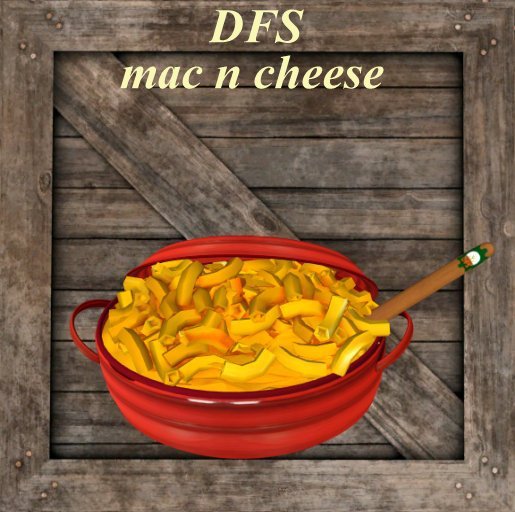 Second Life Marketplace - mac n cheese DFS storage vendor crate texture bc