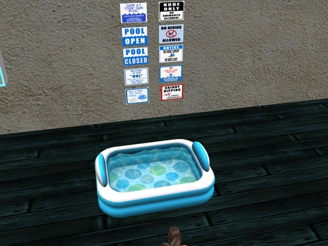 Second Life Marketplace - 9 Pool signs--Bag