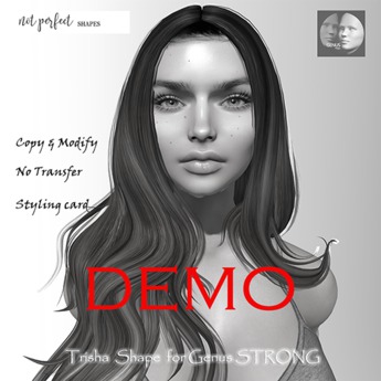 Second Life Marketplace - **Trisha Shape for Genus Strong Face DEMO