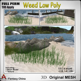 Second Life Marketplace - Full Perm Weed Low Poly
