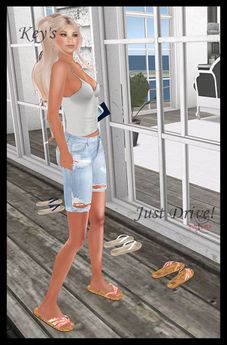 Second Life Marketplace - Flip Flops Jen Pink Click and Wear or Detach ...