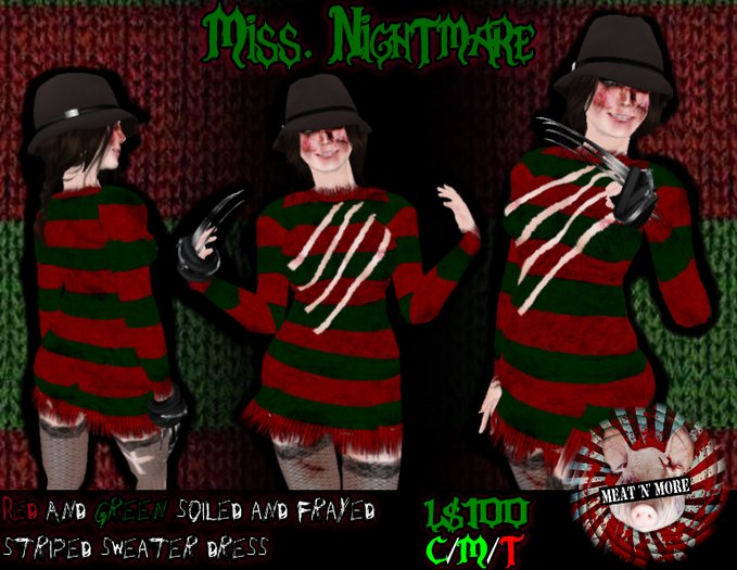 Second Life Marketplace - Meat 'N' More - Miss. Nightmare (BOXED)
