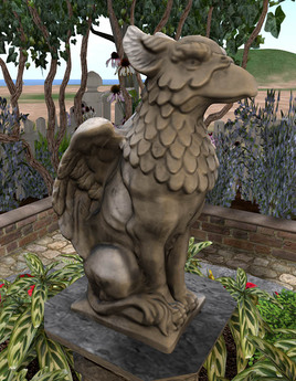 Second Life Marketplace - OLD FRENCH STYLE WATER FOUNTAIN WITH GRIFFON ...