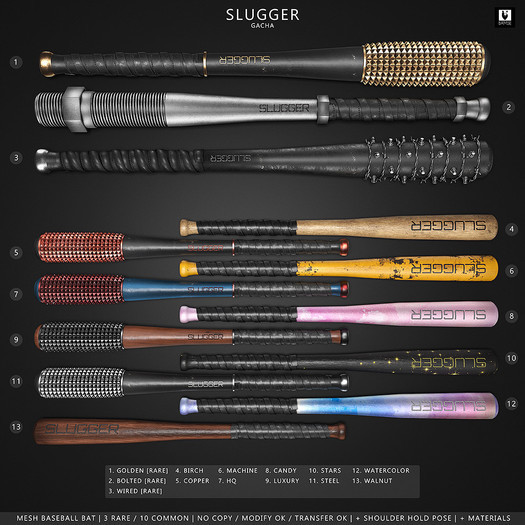 Second Life Marketplace - 2. BAMSE : Slugger - Bolted RARE