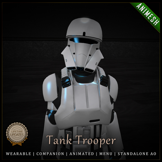 Second Life Marketplace - [C] Animesh Follower - Tank Trooper (Wear)