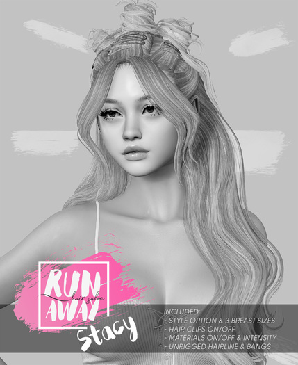 Second Life Marketplace Ra Stacy Hair Demo