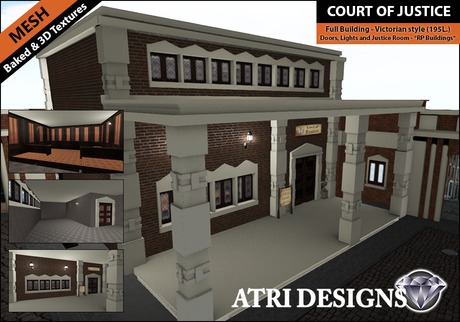 Second Life Marketplace - *Atri Designs* Court of Justice