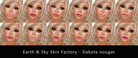 Second Life Marketplace - Dakota Skins nougat by Earth & Sky Skin Factory x