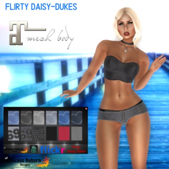 Second Life Marketplace - DEMO-Flirty Daisy-Dukes "BOXED"