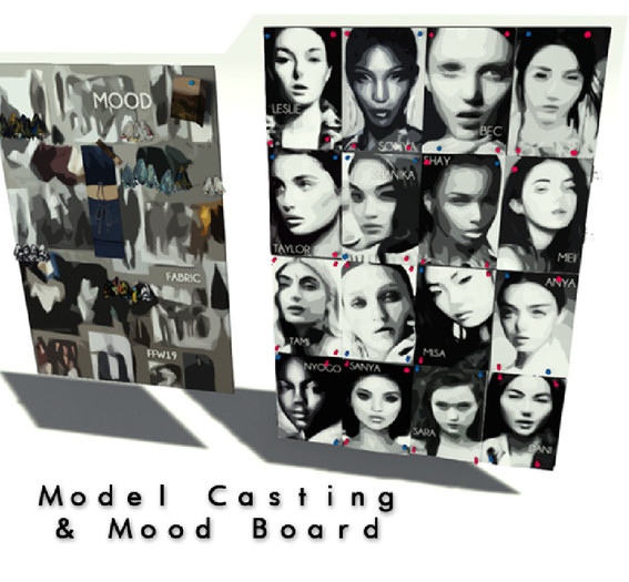 Second Life Marketplace - 9.: vive nine :. Model Casting & Mood Board