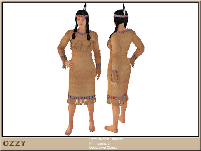 Second Life Marketplace - *$OZZY$* Native American Female Statue