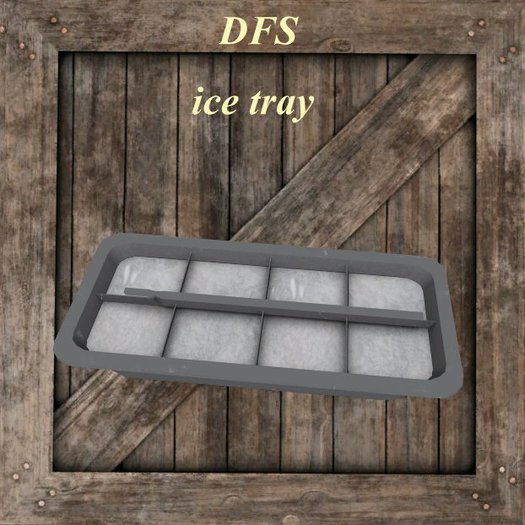 Second Life Marketplace - ice tray DFS storage vendor crate texture bc