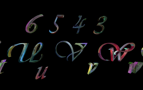 Second Life Marketplace - Animated Mesh Letters - Vivaldi / Nebula