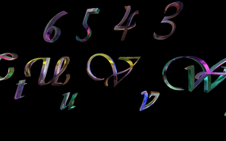 Second Life Marketplace - Animated Mesh Letters - Vivaldi / Nebula