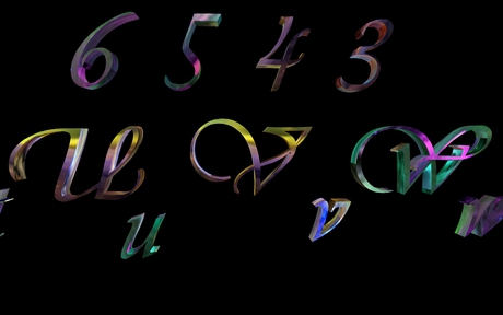 Second Life Marketplace - Animated Mesh Letters - Vivaldi / Nebula