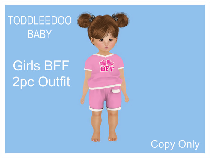 Second Life Marketplace - Steph-O-Bee's - Girls BBF Outfit (TD Baby)