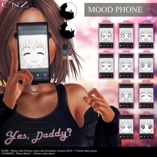 Second Life Marketplace - *CNZ* Mood Phone Love (rez)