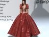 Second Life Marketplace - ~PP~ DEMO Red Rosed Lace and Sequined Silk ...