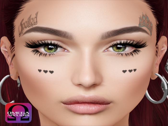 Second Life Marketplace - :.TUNECHI INC.: Spoiled Face Tattoo