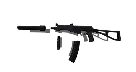 Second Life Marketplace - *The Collective* SR-3M 7.62mm Full-Perm Mesh ...