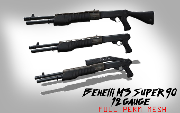 Second Life Marketplace - *the Collective* Benelli M3 Super 90 12 gauge ...